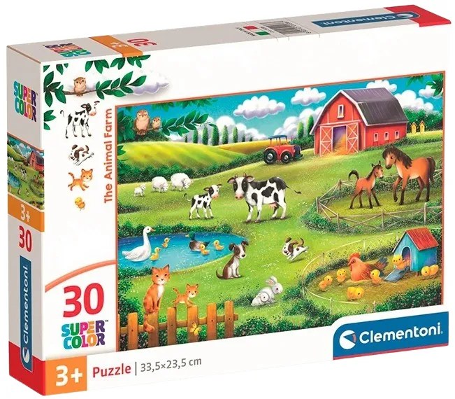 Clementoni - Puzzle 30 Zvířecí farma