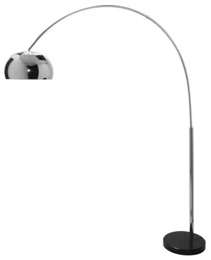 Designová stojanová lampa Arch chrom