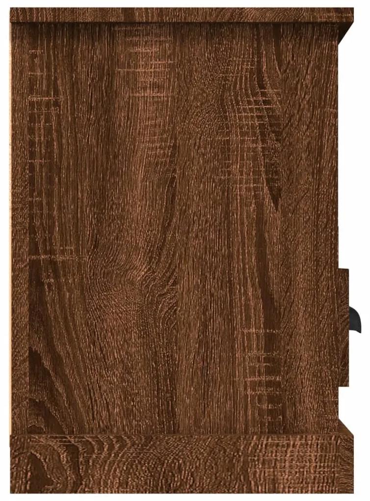 TV skříňka hnědý dub 100 x 35 x 50 cm kompozitní dřevo