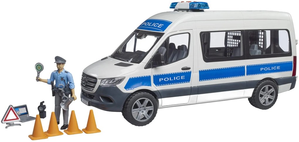 Auto bruder 02683 policejní mb sprinter s policistou