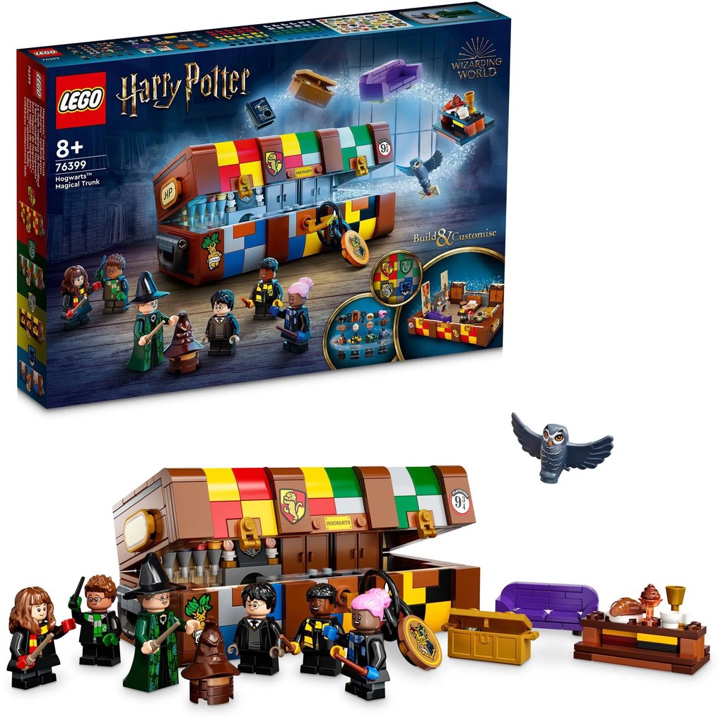 Lego stavebnice lego harry potter 76399 bradavický kouzelný kufřík