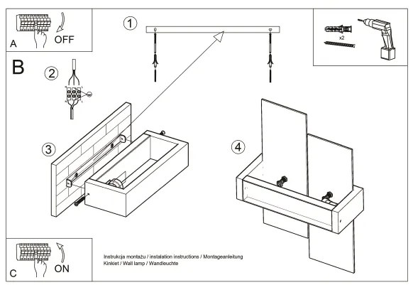 Brilagi - LED Nástěnné svítidlo HERA 1xE27/7,5W/230V bílá