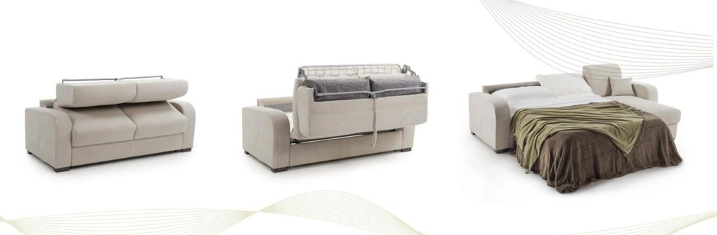 Pregio Italia sofa&relax Pohovky na spaní KALF Provedení: 2 místná maxi rozkládací, Vzorník látek: tekno fibra 17 violet