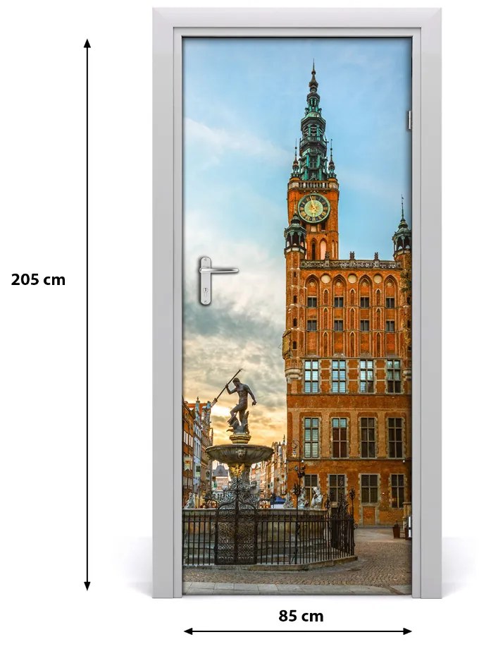 Fototapeta samolepící na dveře Gdaňsk Polsko 85x205 cm