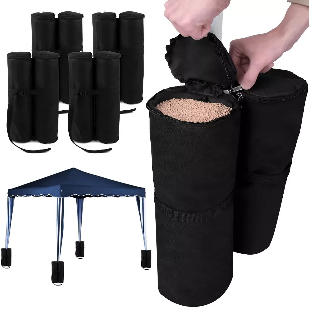 Závaží na nohy party stanu, 4 ks, černá Kingsleeve
