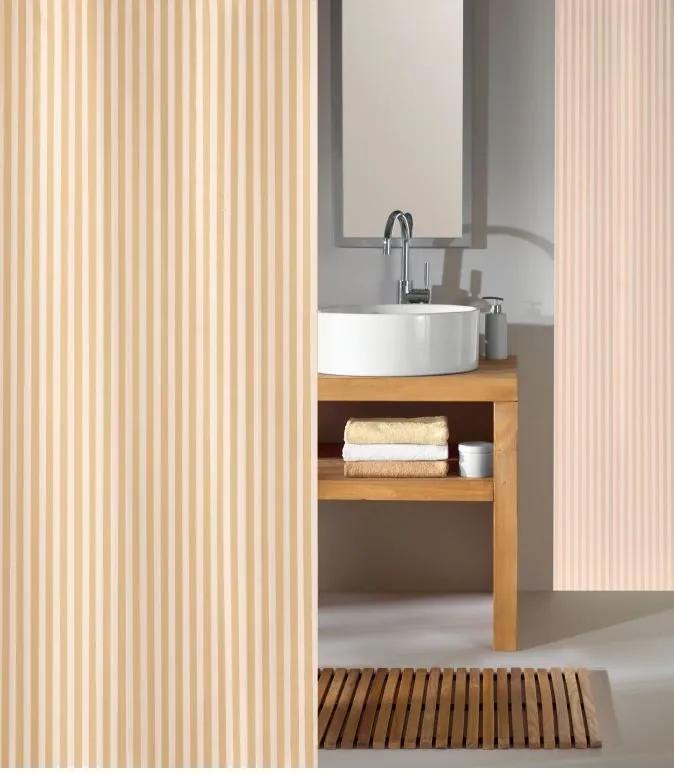 Koupelnový textilní závěs Sanna bílá ( více rozměrů ) 2022, Rozměry 120x200cm, Barva bílá