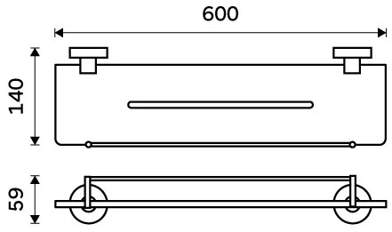 Nimco Police s ohrádkou, 60 cm IXI - UN X460-X-26