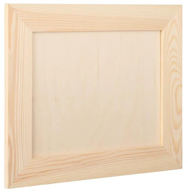 ČistéDřevo Dřevěný fotorámeček na zeď 31 x 25 cm