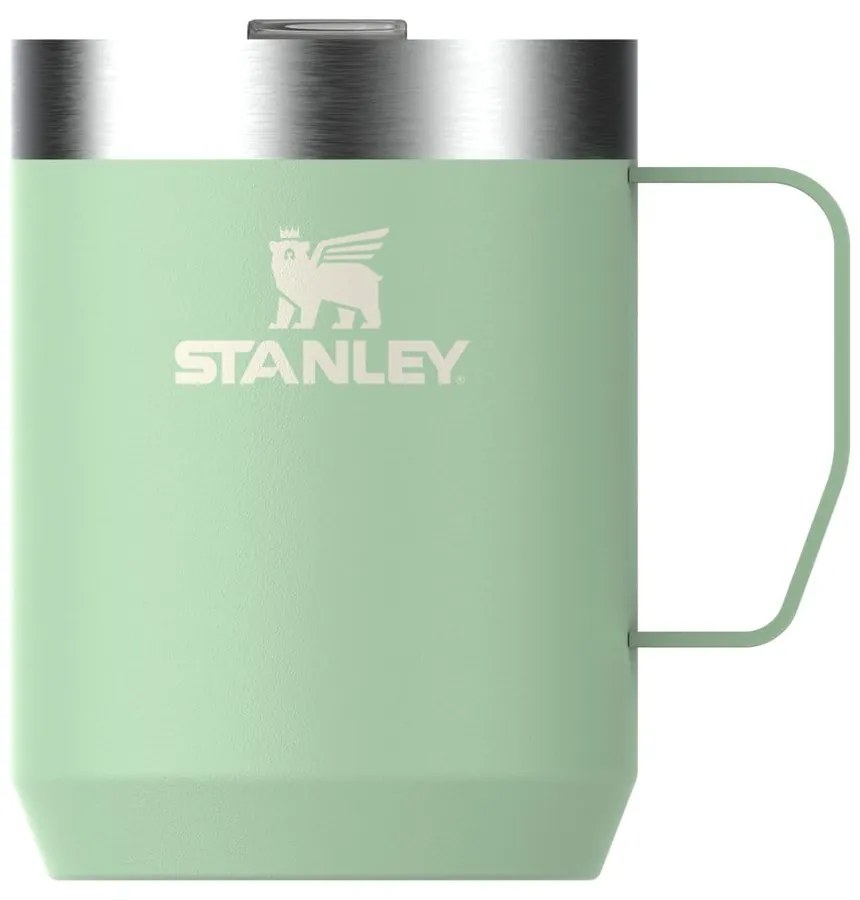 Šalvějově zelený termo hrnek z nerezové oceli 230 ml Stay-Hot Camp Mug Pistachio – Stanley