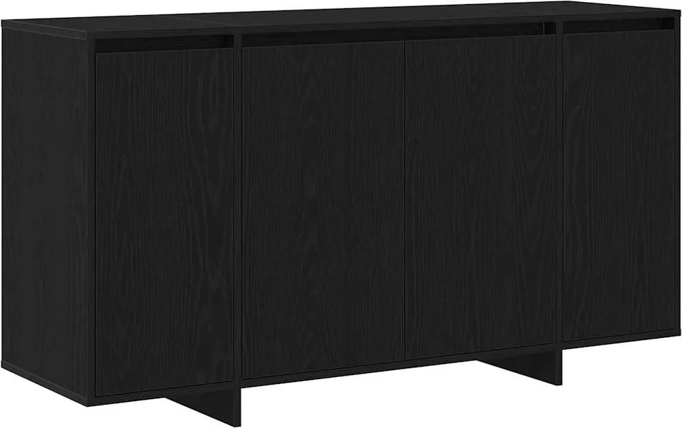 Servírovací skříň Černý dub 135 x 41 x 75 cm Kompozitní dřevo 3333895