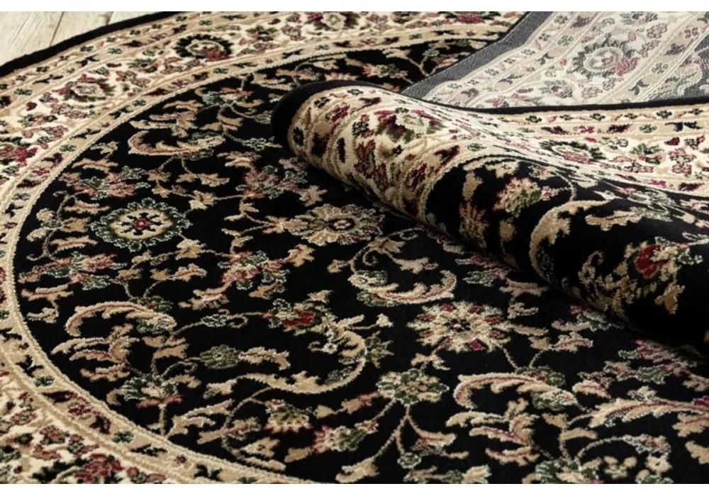 Kusový koberec Royal černý ovál 200x290cm