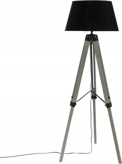 Stojací lampa Runo, dřevěná, výška 145 cm