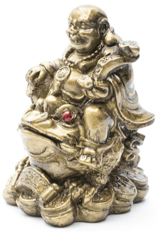 Milujeme Kameny Buddha na třínohé žábě - soška Feng shui - malá