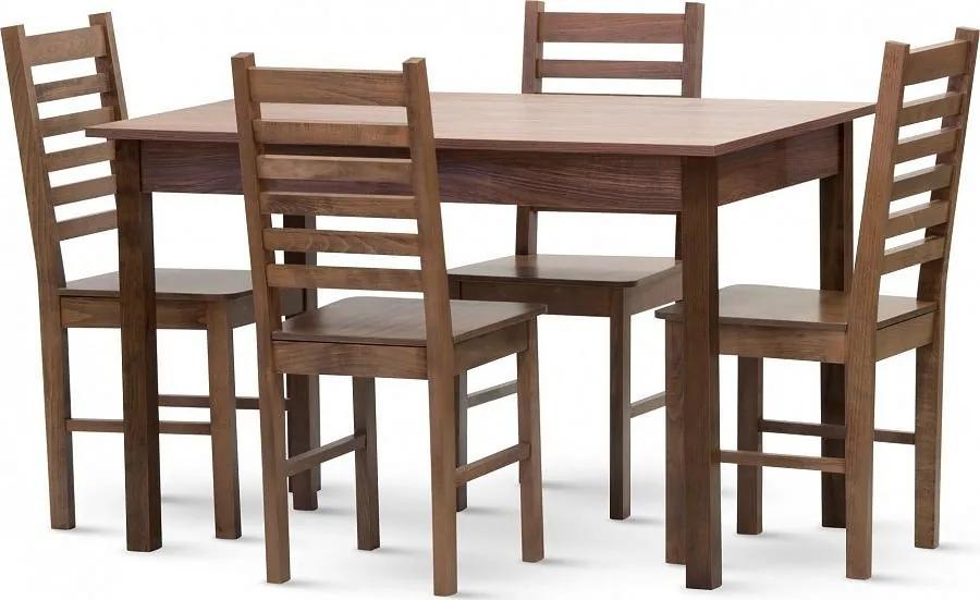 Stima Dřevěná jídelní židle NORA 26 | Odstín: buk,Sedák: delgado 8 marrone