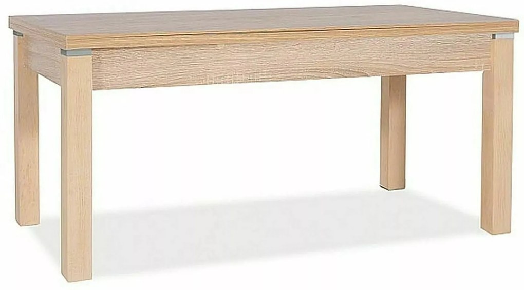 Rozkládací konferenční stolek Kleopatra 124/164 cm dub sonoma