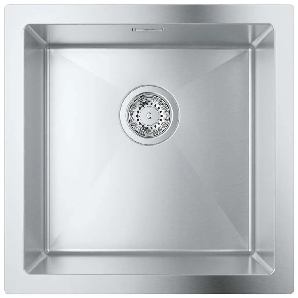 Grohe - Dřez K700 s odtokem, 46x46 cm, kartáčovaná nerez 31578SD1