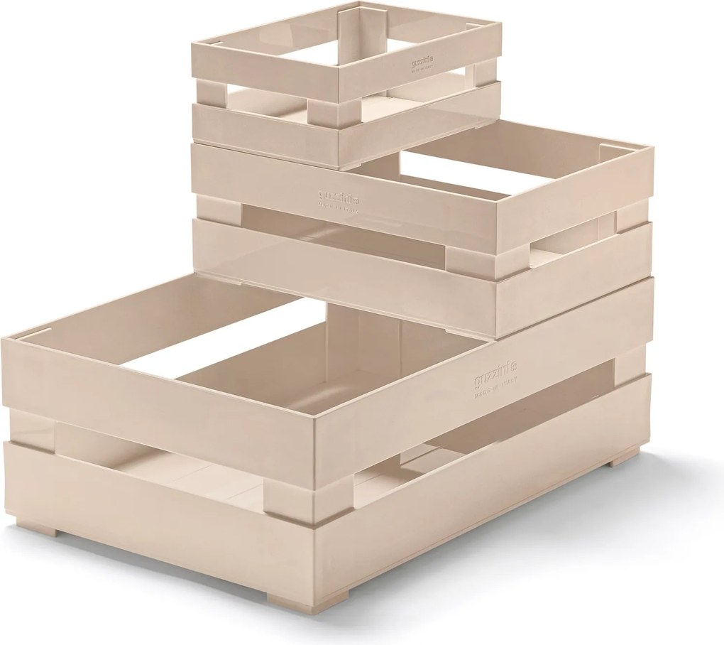 Tchibo - Úložné boxy - barva: béžová