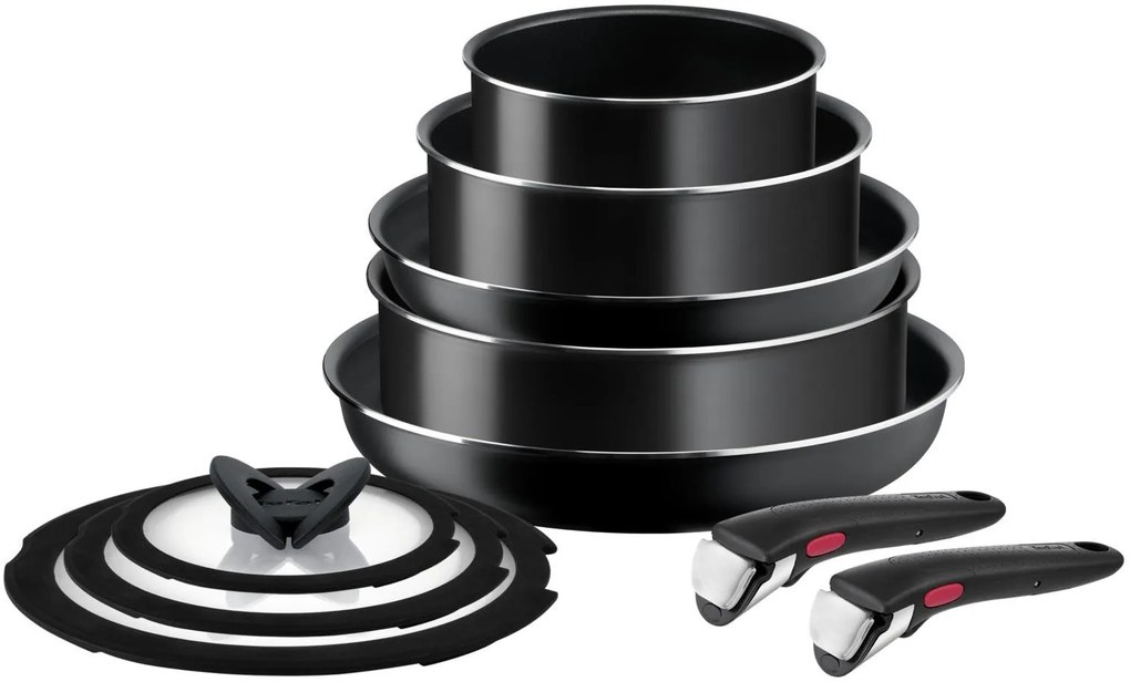 Sada nádobí tefal sada nádobí 10 ks ingenio easy cook n clean l1549042