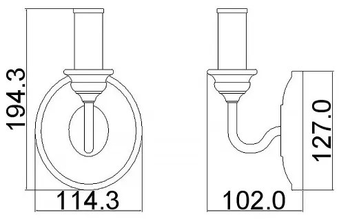 Feiss FE-HARTSVILLE1 - Nástěnné svítidlo HARTSVILLE 1xE14/40W/230V béžová/hnědá