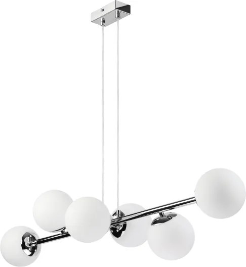 Brilagi - Lustr na lanku MALONY 6xE14/20W/230V lesklý chrom