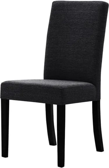 Černá židle s černými nohami z bukového dřeva Ted Lapidus Maison Tonka
