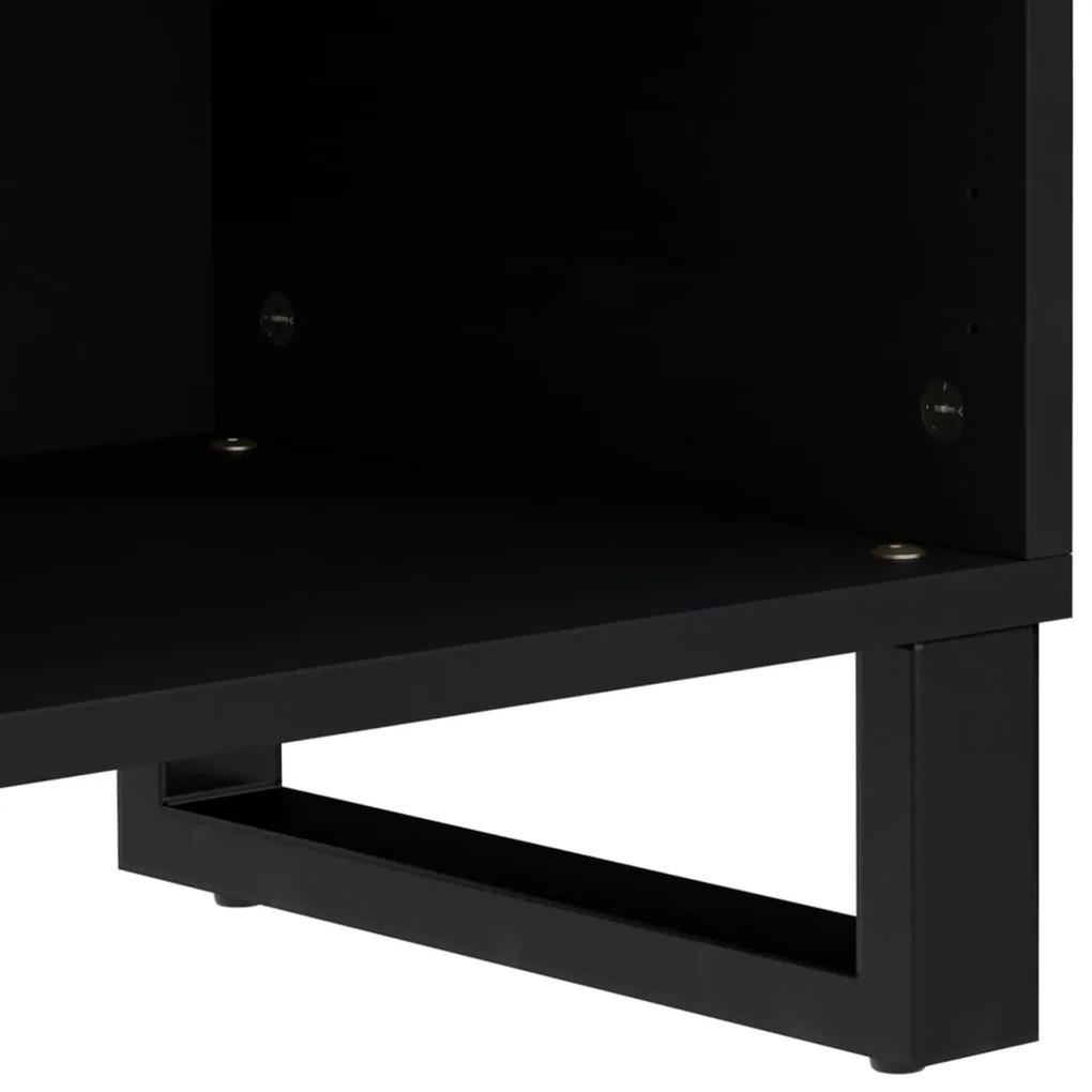 TV stolek 80 x 33 x 46 cm masivní mangovník a kompozitní dřevo