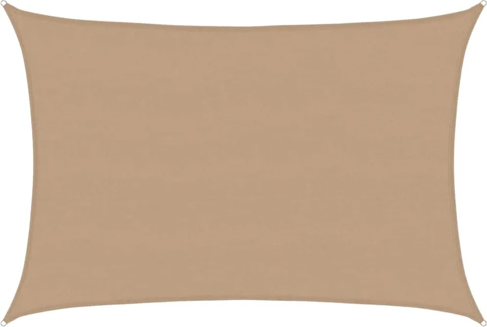 Stínicí plachta 160 g/m² taupe 5 x 7 m HDPE 311412