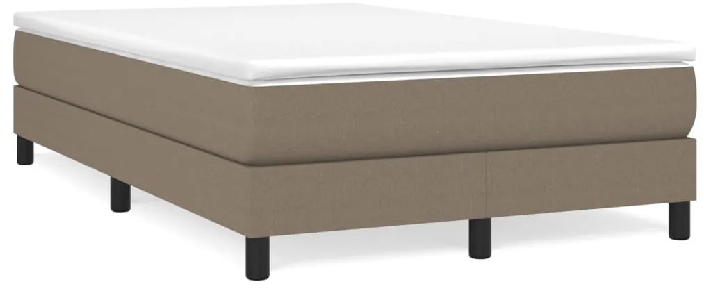 Box spring postel s matrací taupe 120x190 cm textil 3269661