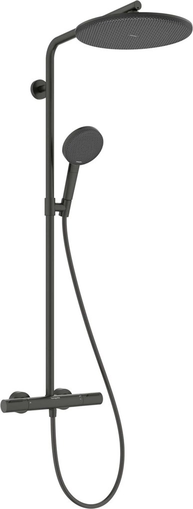 Hansgrohe Raindance Alive S Puro - Sprchový set s termostatem, průměr 30 cm, 3 proudy, EcoSmart+, kartáčovaný černý chrom 24594340