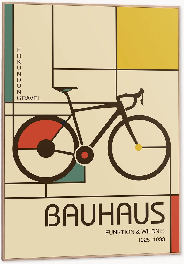 Zarámovaný digitální tisk Bauhaus