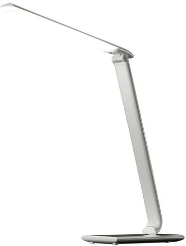 Solight LED stolní lampička stmívatelná, 12W, volba teploty světla, USB, bílý lesk WO37-W