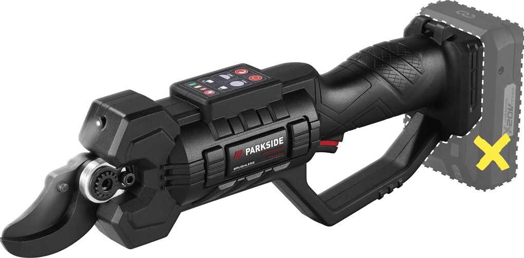 Parkside Performance® Aku nůžky na větve Ppaas 20-Li A1– bez akumulátoru a nabíječky