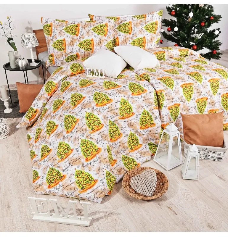 Vánoční povlečení bavlněné Shasa EMI, Standardní set jednolůžko obsahuje 1x 140x200 + 1x 70x90
