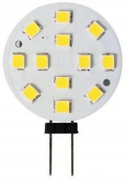 LED žárovka G4 - 3W - 270 lm - SMD talířek - teplá bílá