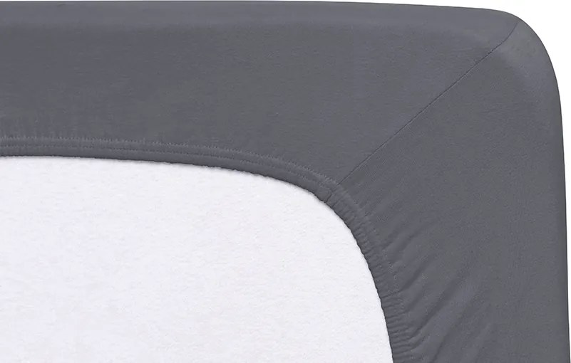 Florella Prostěradlo Avance Jersey Elastan Schiefer, 140-160x200-220 cm