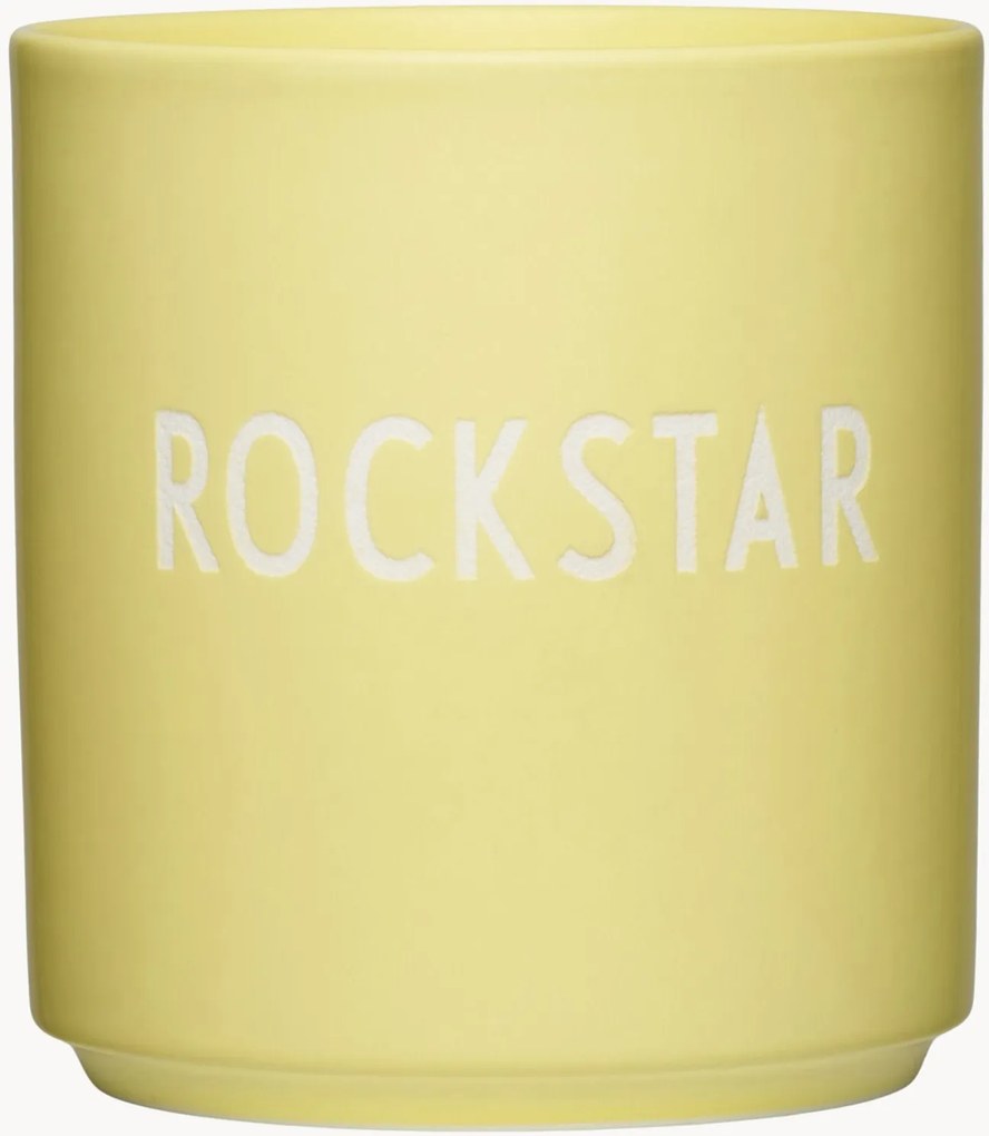 Sada hrnků s nápisem Favourite Rockstar