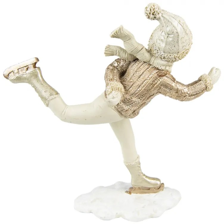 Dekorace chlapec na bruslích – 19x6x20 cm