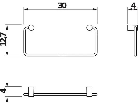 Jika Basic Držák ručníků H3813A40040001