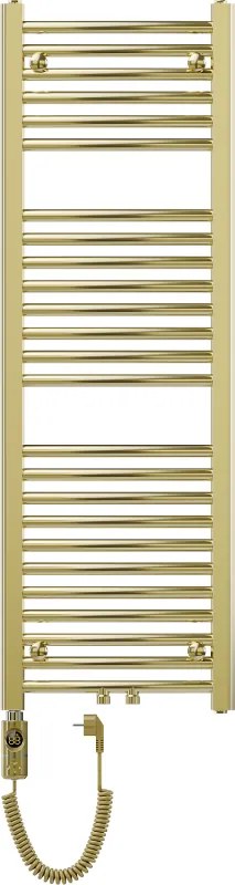 Mexen Ares, elektrické topné těleso 1200x400 mm + topná tyč 300 W, zlatá lesklá, W102-1200-400-2300-50