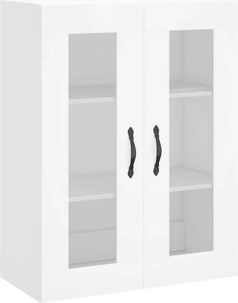 Skříň highboard bílá 69,5 x 34 x 180 cm kompozitní dřevo 3198433