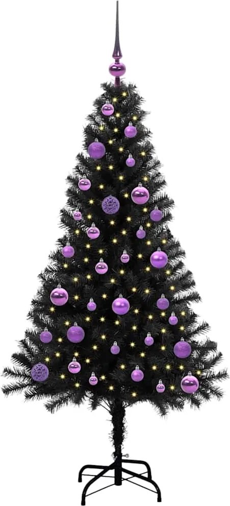 Vánoční stromeček Černá 150 cm PVC 3396471