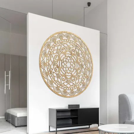 Dřevěná mandala na zeď – Symbol harmonie a pozitivní energie I SENTOP PR0176