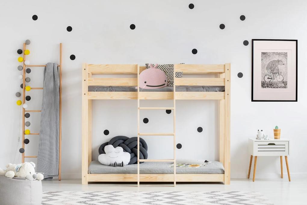Adeko Dětská patrová postel CLP Velikost postele: 200x80 cm Barva: dekor přírodní dřevo přírodní
