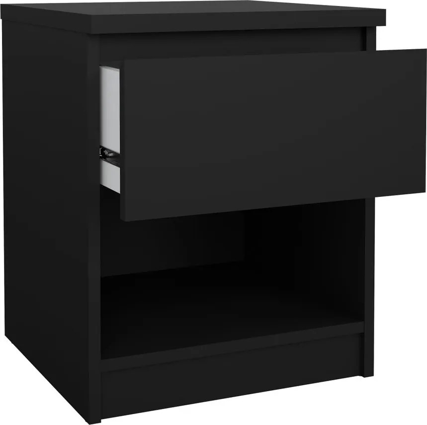 Noční stolek Simplicity, černý mat