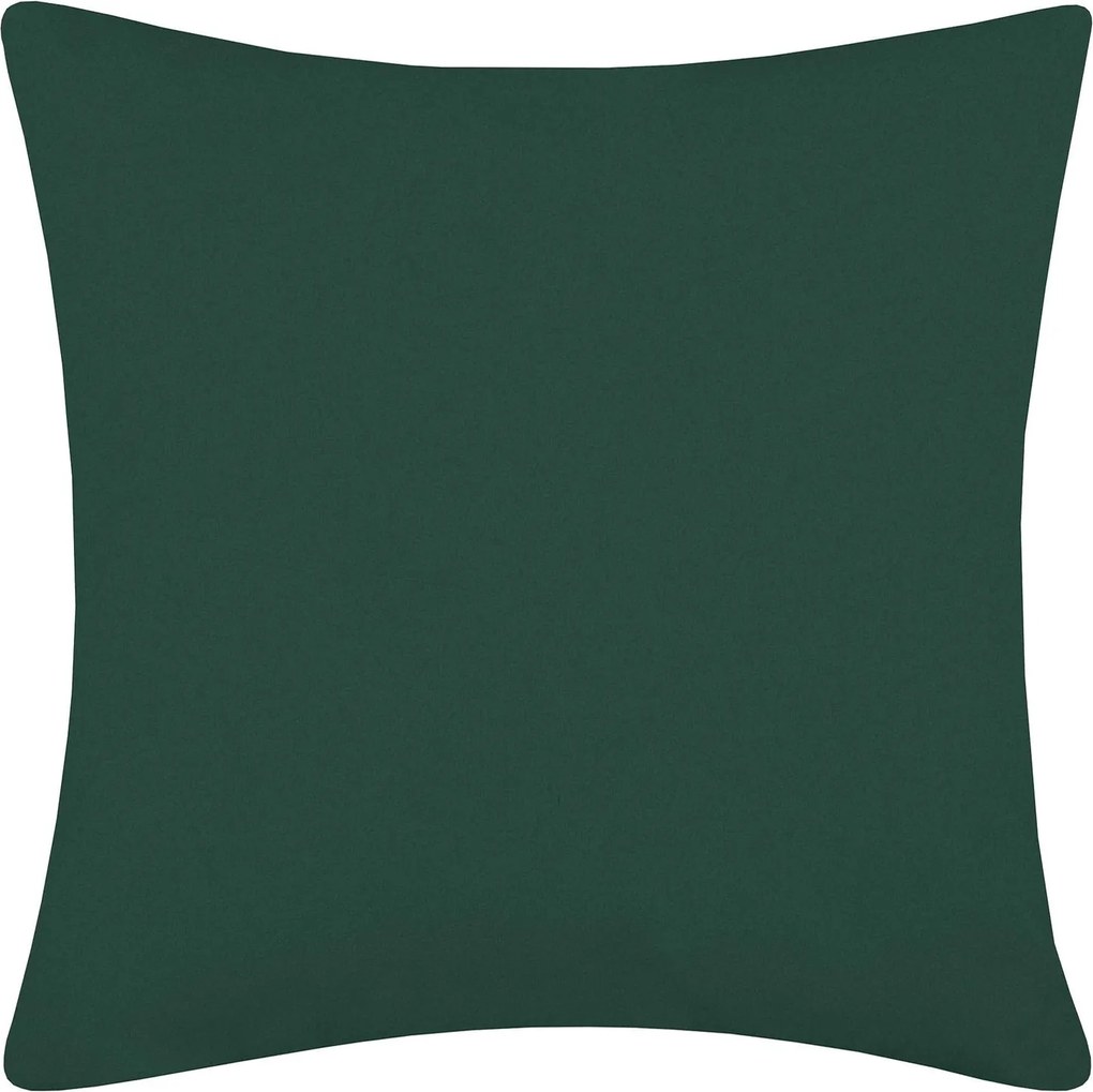 Perkálový bavlněný povlak na polštář Jednobarevný - malachite 2 Velikost: 40 x 40