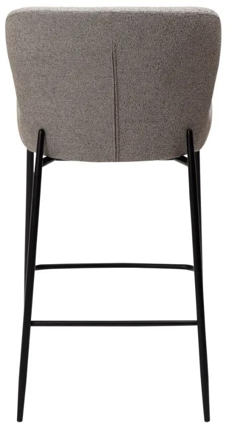 ​​​​​Dan-Form Béžová látková barová židle DAN-FORM Glam 67 cm