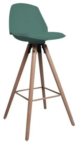 Barová židle Hannah 63 cm, tmavě zelená