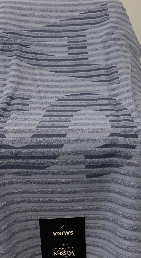 Vossen osuška do sauny 199x80cm šedá-graphit