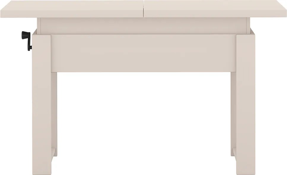 Rozkládací polohovací konferenční stolek HOGO 3v1 | 120-157x62,5-74,5x67 cm | síla horní desky 32 mm | kašmír/nohy kašmír