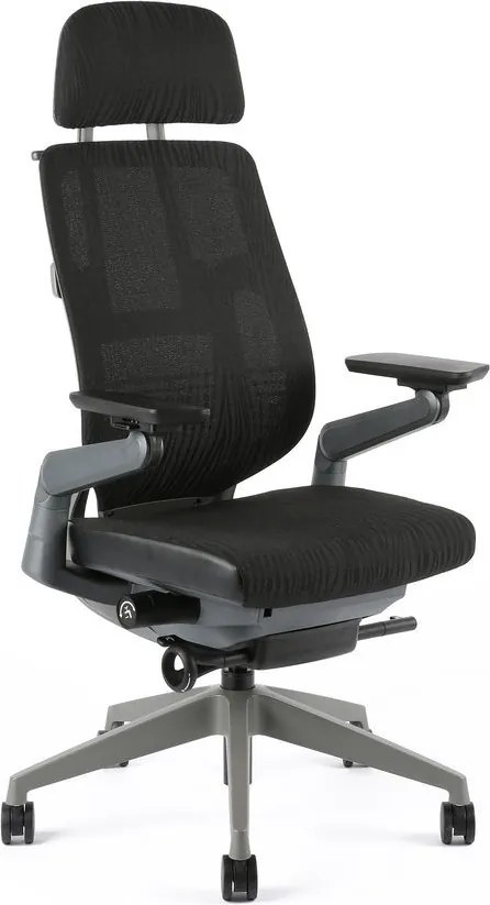 Office Pro Kancelářská ergonomická židle Office Pro KARME MESH — více barev Červená žíhaná